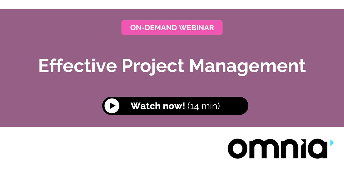 Effective Project Management | Omnia